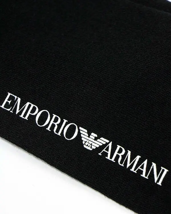 Emporio Armani Logo Knitted Ankle Socks