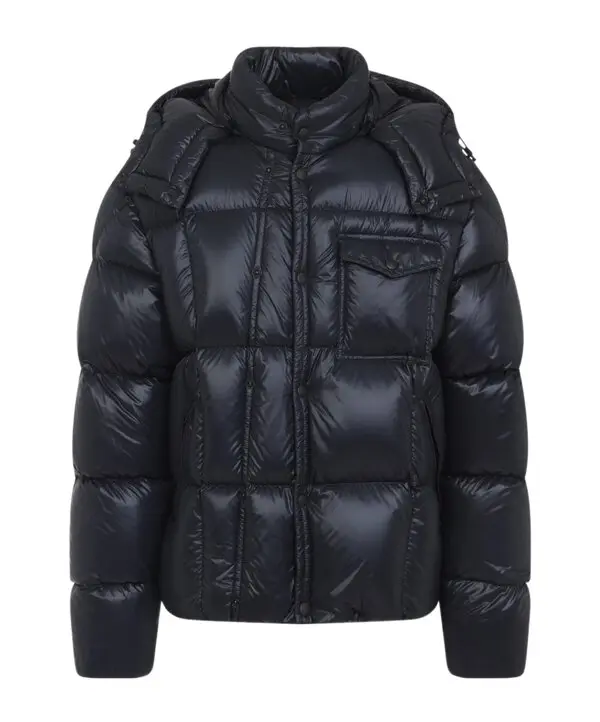 Moncler Serfanto Hooded Short Down Jacket