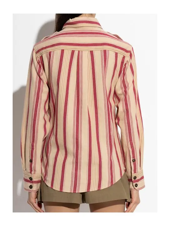 Isabel Marant Étoile Gelva Striped Shirt - Nude
