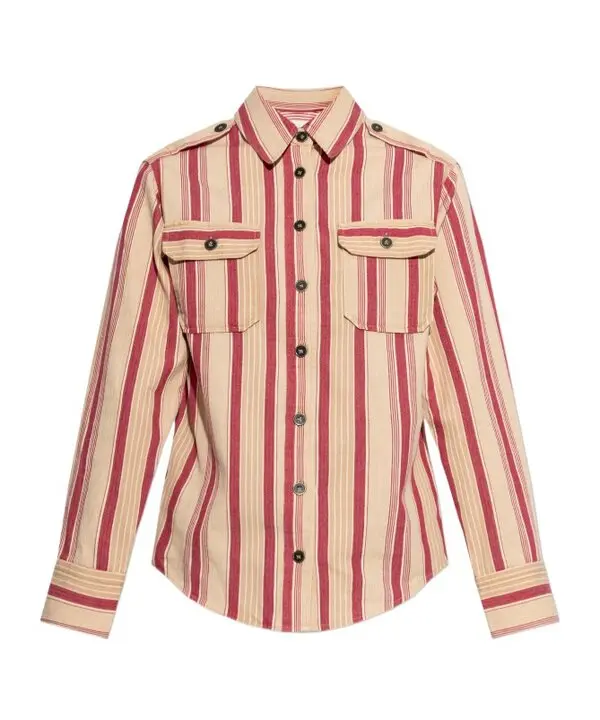 Isabel Marant Étoile Gelva Striped Shirt - Red