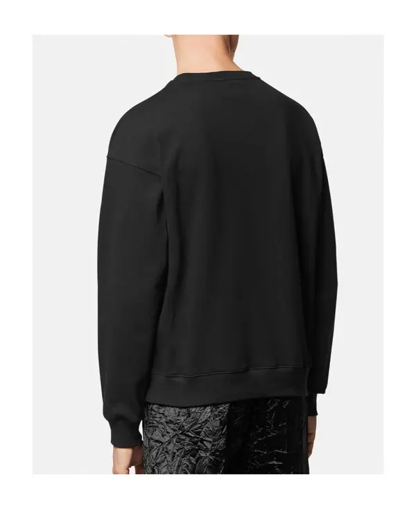 Versace Medusa Flame Embroidered Crewneck Sweatshirt