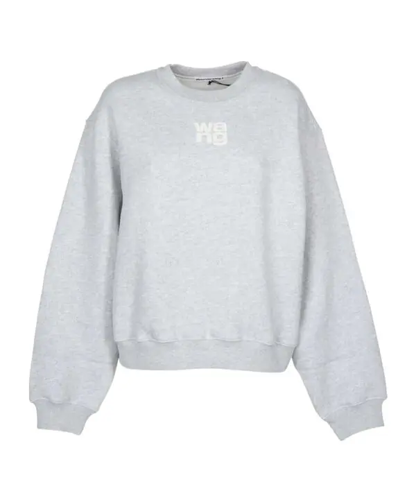 Alexander Wang Logo Printed Crewneck Sweatshirt