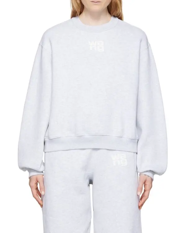 Alexander Wang Logo Printed Crewneck Sweatshirt