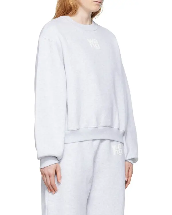 Alexander Wang Logo Printed Crewneck Sweatshirt