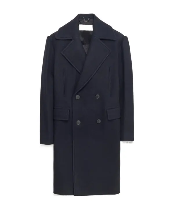 Dries Van Noten Double-breasted Long-sleeved Coat - Black