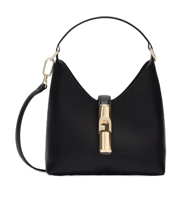 Furla Iride Mini Hobo Bag - Black