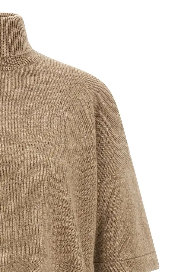 Brunello Cucinelli Sequin-embellished High-neck Sweater