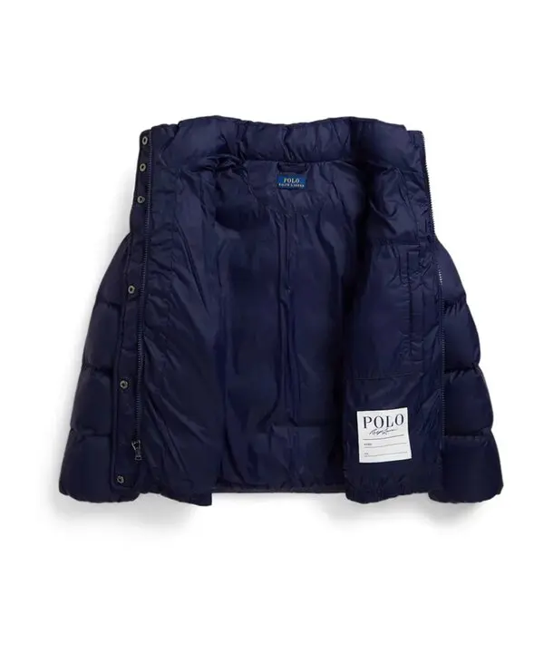 Ralph Lauren Long-sleeved Down Jacket With Detachable Hood