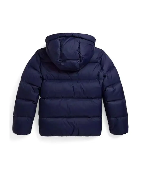 Ralph Lauren Long-sleeved Down Jacket With Detachable Hood