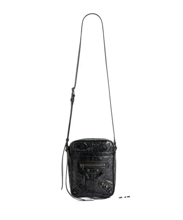 Balenciaga Le City Vertical Crossbody Bag - Black