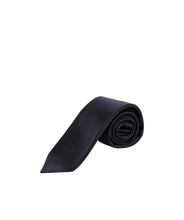 Kiton Silk Neck Tie - Black