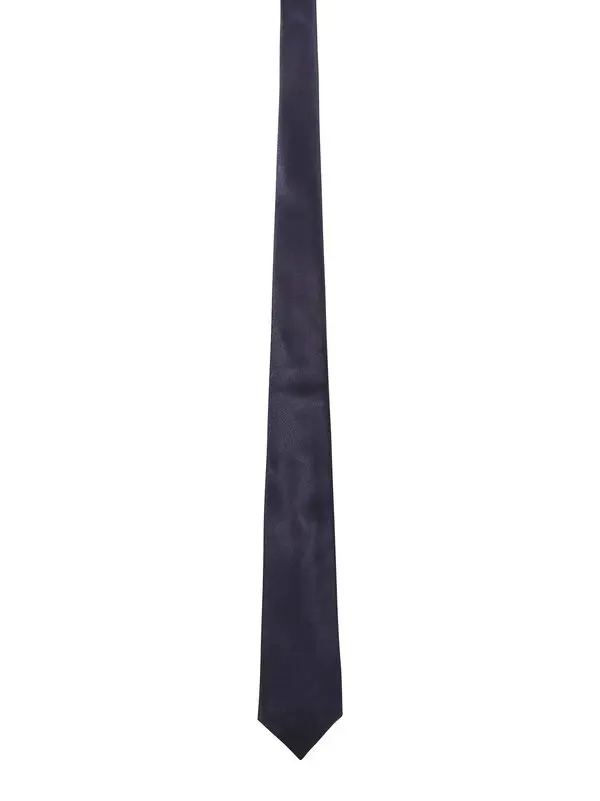 Kiton Silk Neck Tie - Black