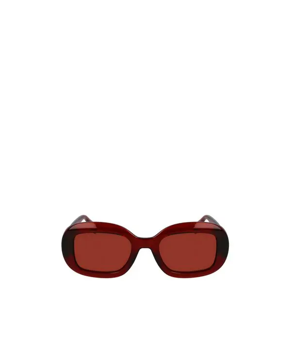FERRAGAMO Oval Sunglasses - Ferruginous