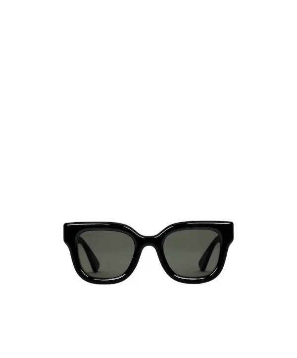 Gucci Round Frame Sunglasses - Bright Black