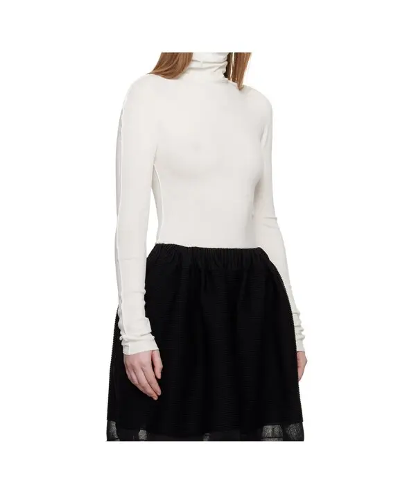 Issey Miyake High Neck Long Sleeve Knitwear