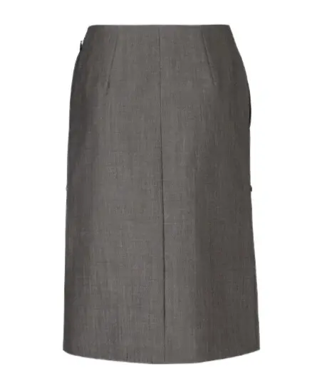 Fendi Mohair Midi Skirt With Side Slits