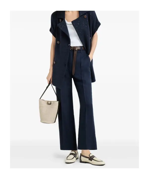 Brunello Cucinelli Double Breasted Knitted Vest