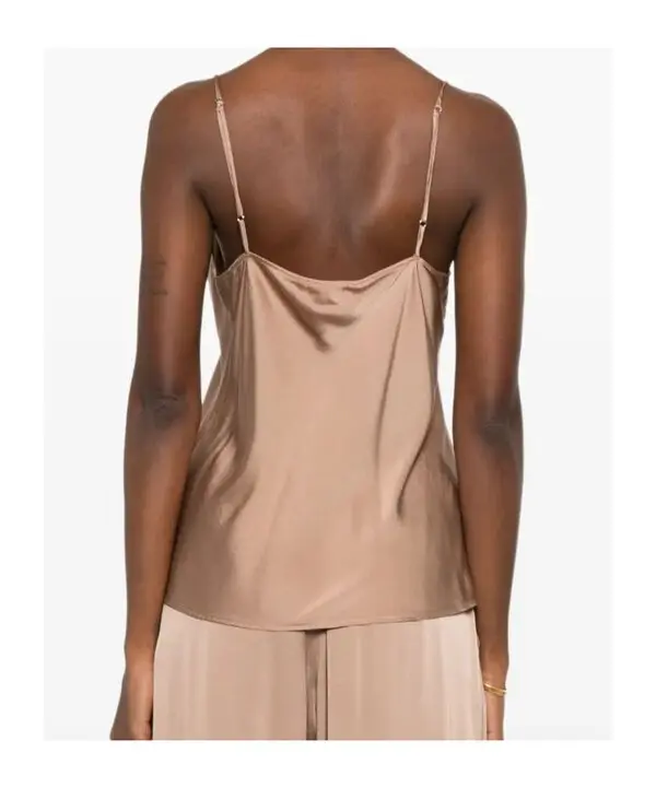 FORTE_FORTE V-neck Tank Top - Nude