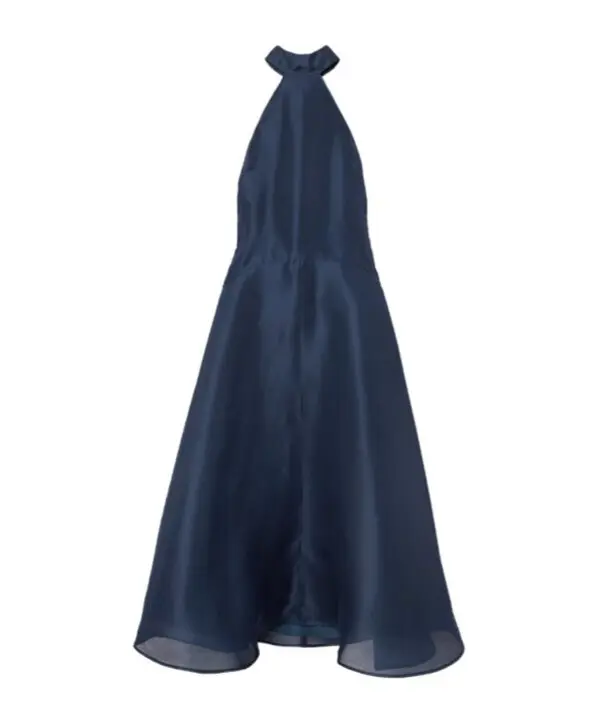 Altuzarra Silk-satin Halterneck Midi Dress