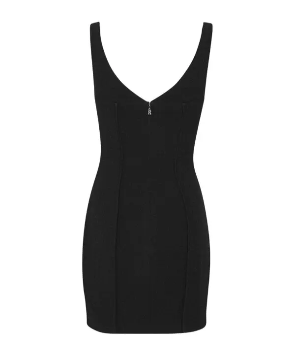 ROTATE BY BIRGER CHRISTENSEN Rose-buttoned Mini Dress