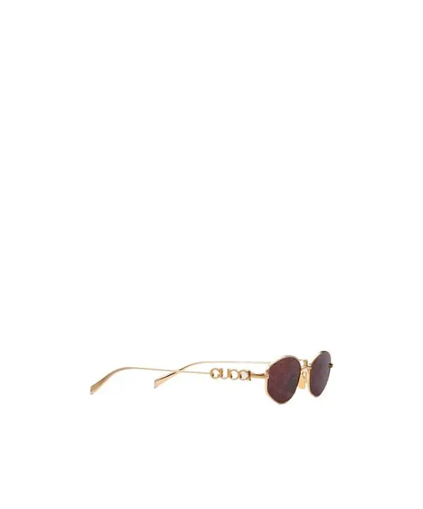 Gucci Oval Frame Sunglasses