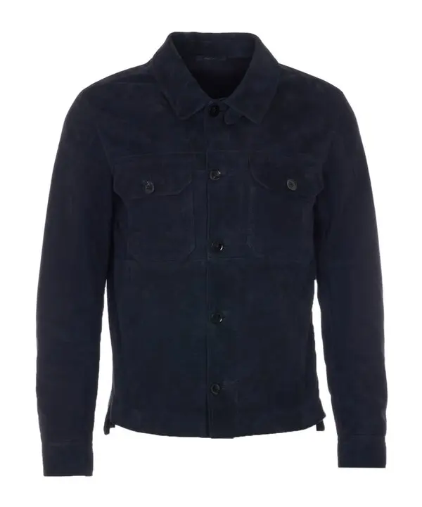 TOM FORD Long Sleeved Buttoned Jacket - Black