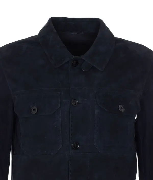 TOM FORD Long Sleeved Buttoned Jacket - Black