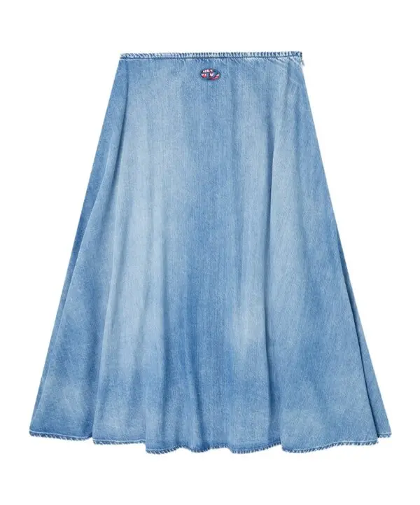DIESEL® De-annie S3 Fluid Denim Skirt