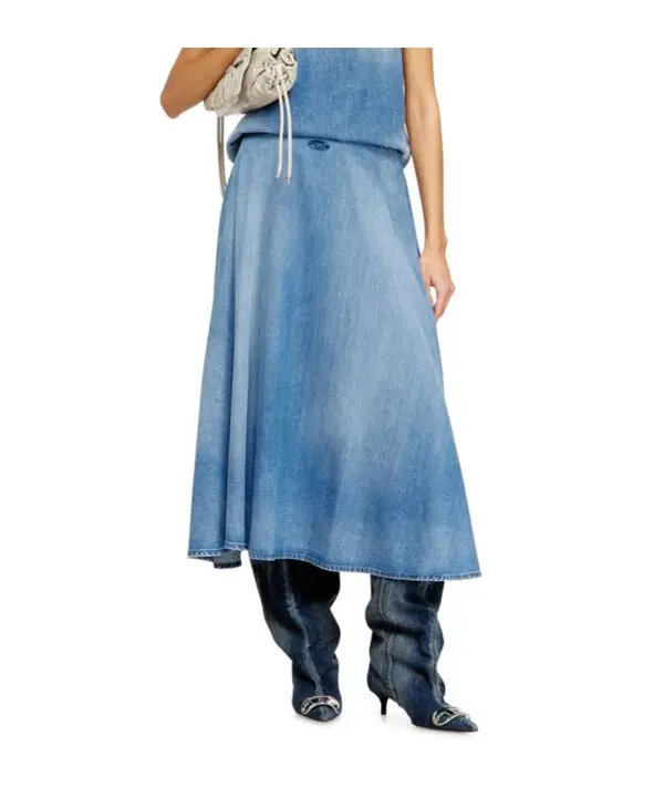 DIESEL® De-annie S3 Fluid Denim Skirt