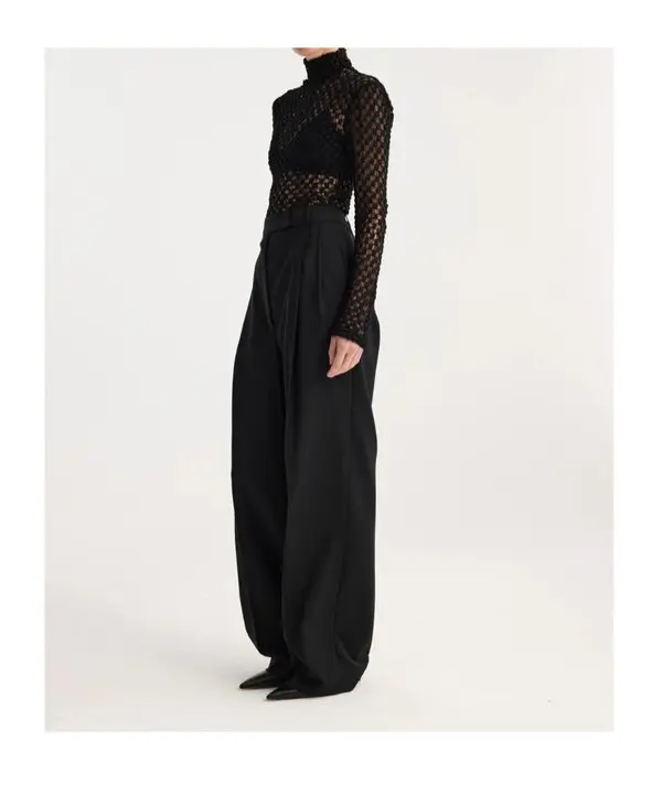 RÓHE Long-sleeved High Neck Top