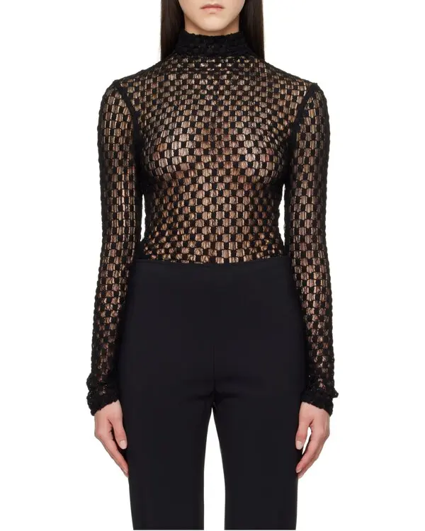 RÓHE Long-sleeved High Neck Top