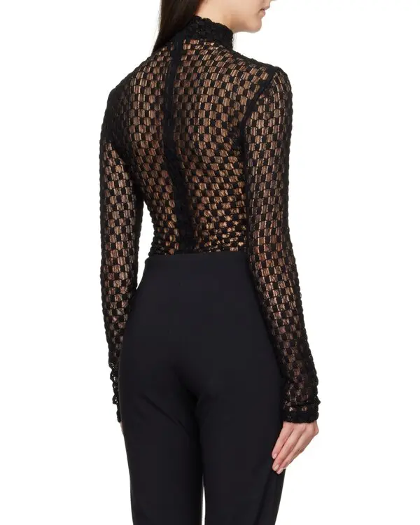 RÓHE Long-sleeved High Neck Top