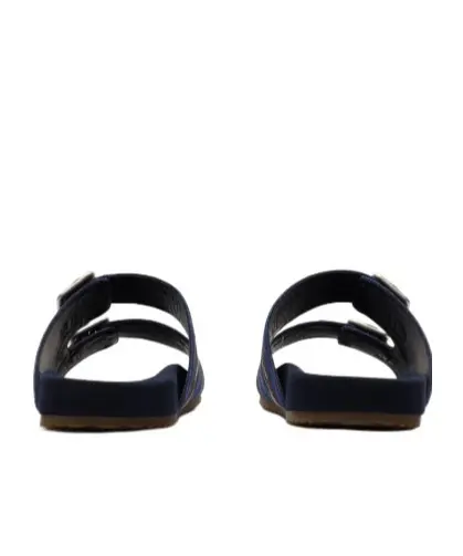 Burberry Urchin Double Strap Slides - Navy