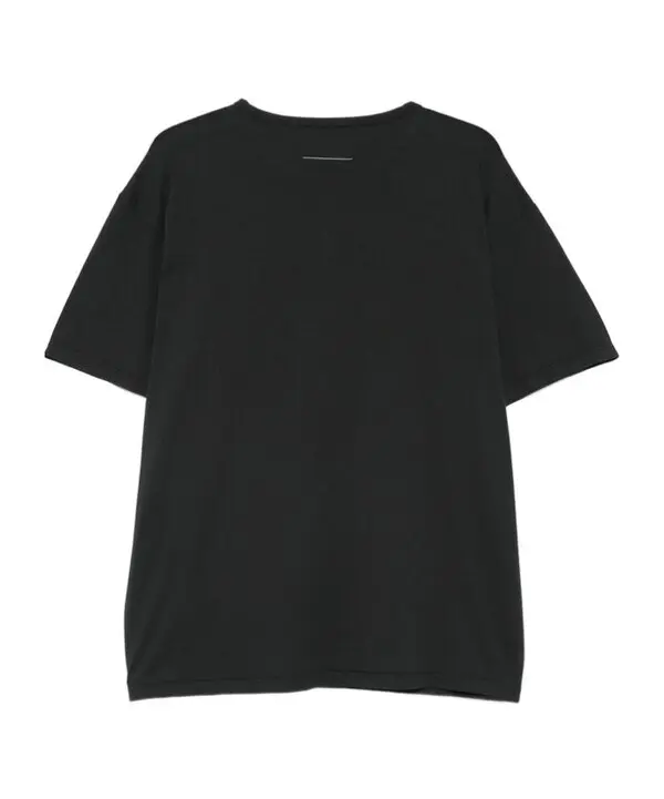 MAISON MARGIELA Logo-detail T-shirt - Black