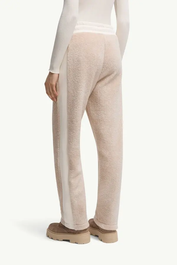 Moncler Teddy Track Pants - White
