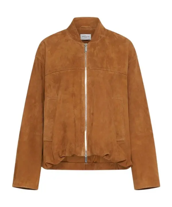 Marella Suede Blouson Jacket
