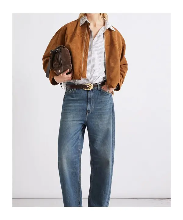 Marella Suede Blouson Jacket