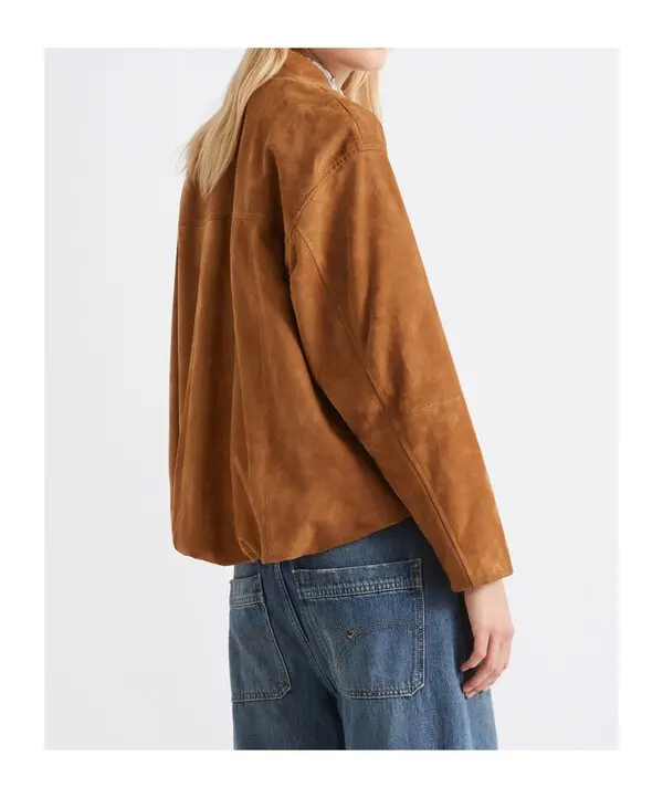 Marella Suede Blouson Jacket