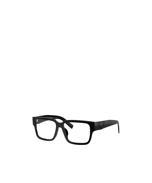 Prada Rectangle Full Rim Eyeglasses - Black