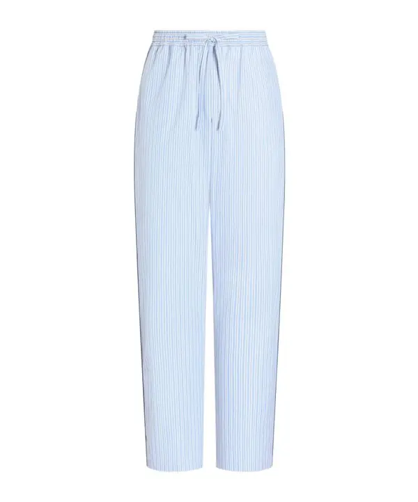 Dolce & Gabbana Striped Drawstring Trousers - Blue