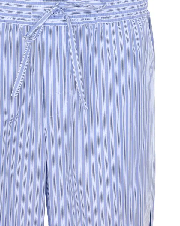 Dolce & Gabbana Striped Drawstring Trousers - Blue