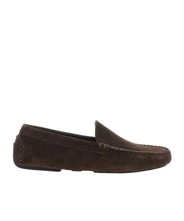 THE ROW Round-toe Slip-on Loafers - Brown