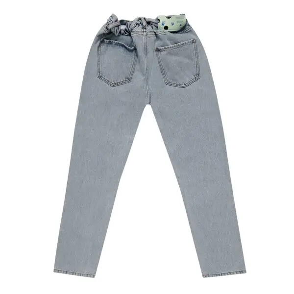Off-White Belted Slim-fit Jeans