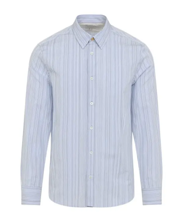Paul Smith Striped Long-sleeve Shirt - Blue