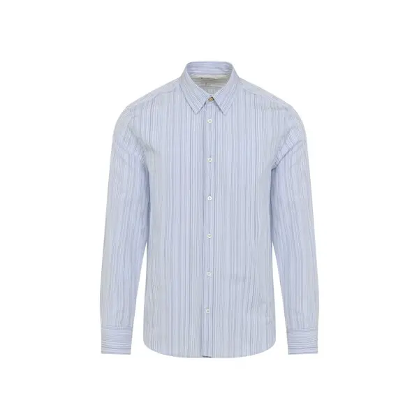 Paul Smith Striped Long-sleeve Shirt - Blue