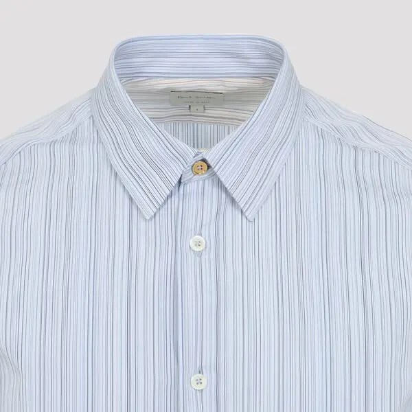 Paul Smith Striped Long-sleeve Shirt - Blue