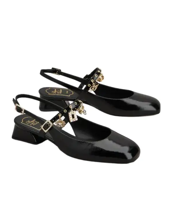 ROGER VIVIER Très Vivier Slingback Mary Janes