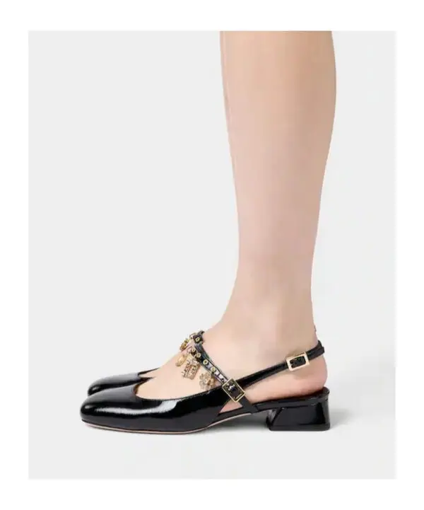 ROGER VIVIER Très Vivier Slingback Mary Janes