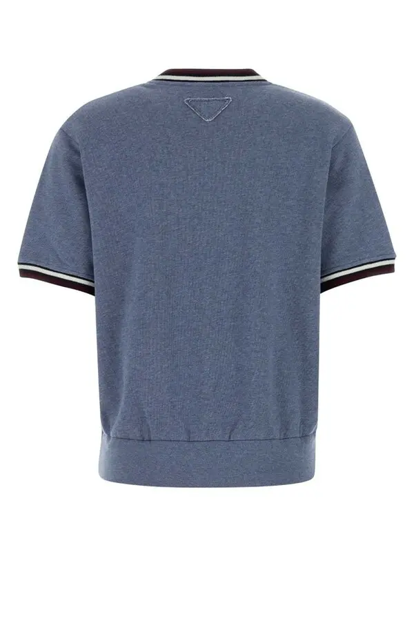 Prada Short-sleeved V-neck Jumper