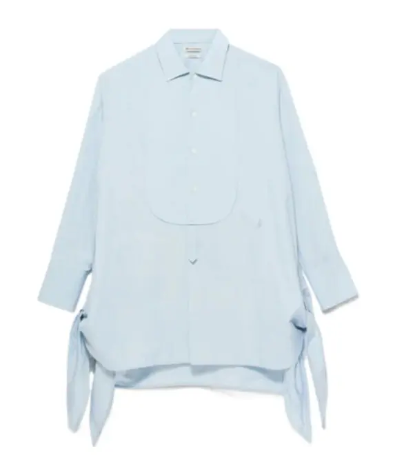 J.W.ANDERSON Side Knot Mini Dress - Powder Blue